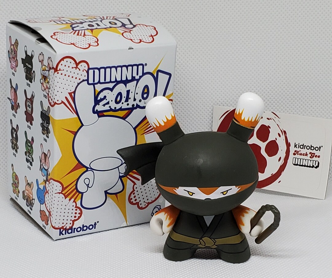 Huck Gee ninja Tiger Kidrobot 2010 Series Dunny - Etsy