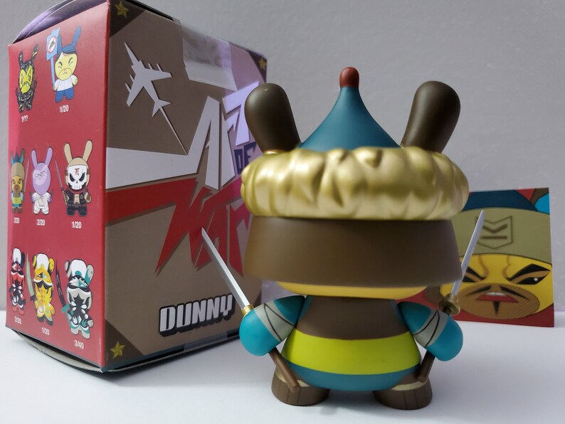 Kano "genghis Kahno" Kidrobot Art of War 2014 Series Dunny Art Toy ...