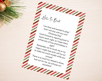 Elf on the Shelf Letters Hello and Goodbye Magical Holiday Keepsake - Etsy