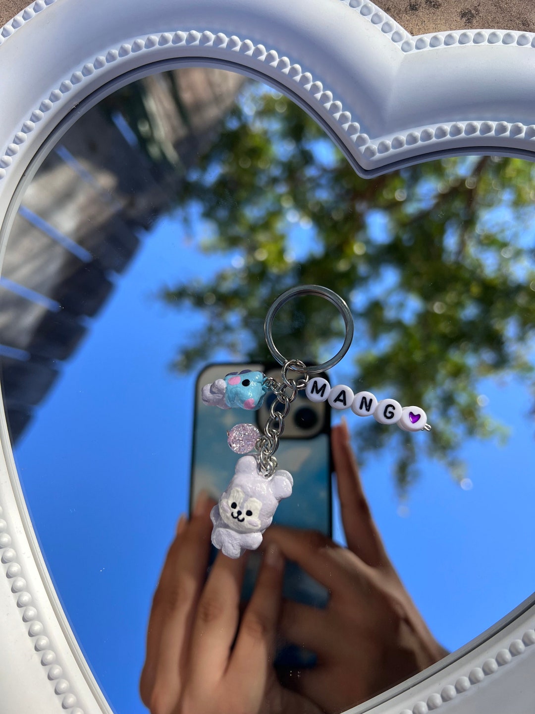 BT21 Mang Clay Keychain - Etsy