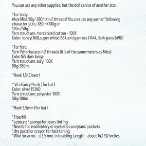 Crochet Doll PATTERN Mila the Doll, E-n-g-l-i-s-h, PDF - Etsy