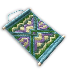 Bargello Kit - Crossed Diagonals - Tapestry Kit - Needlepoint - Long ...