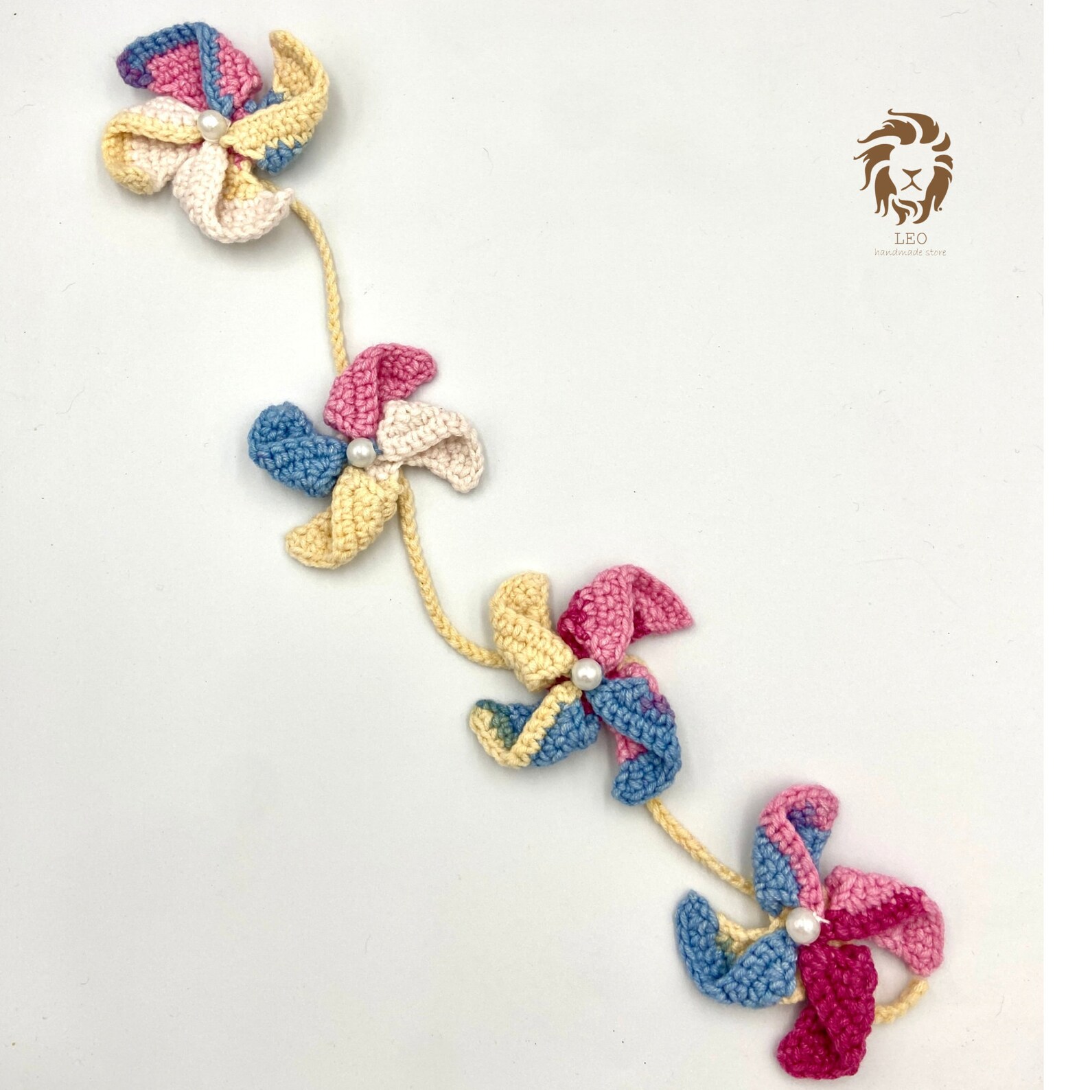 Flower Garden Buckle/crochet Hair Accessories/ivy Buckle/flower Braid ...