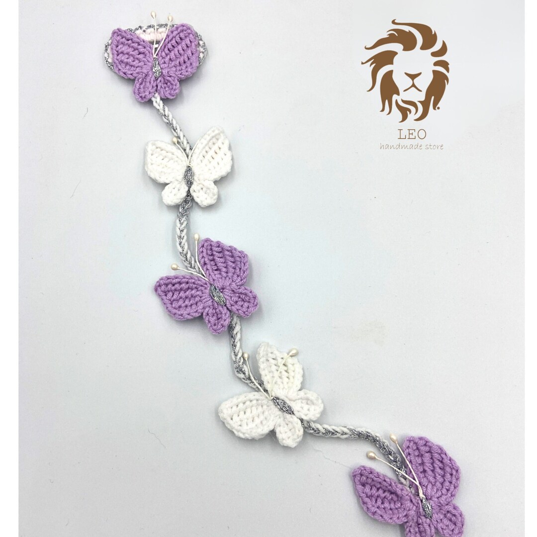 Flower Garden Buckle/crochet Hair Accessories/ivy Buckle/flower Braid ...