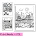 New York City Coloring Pages for Kids and Adults. the Big Apple ...