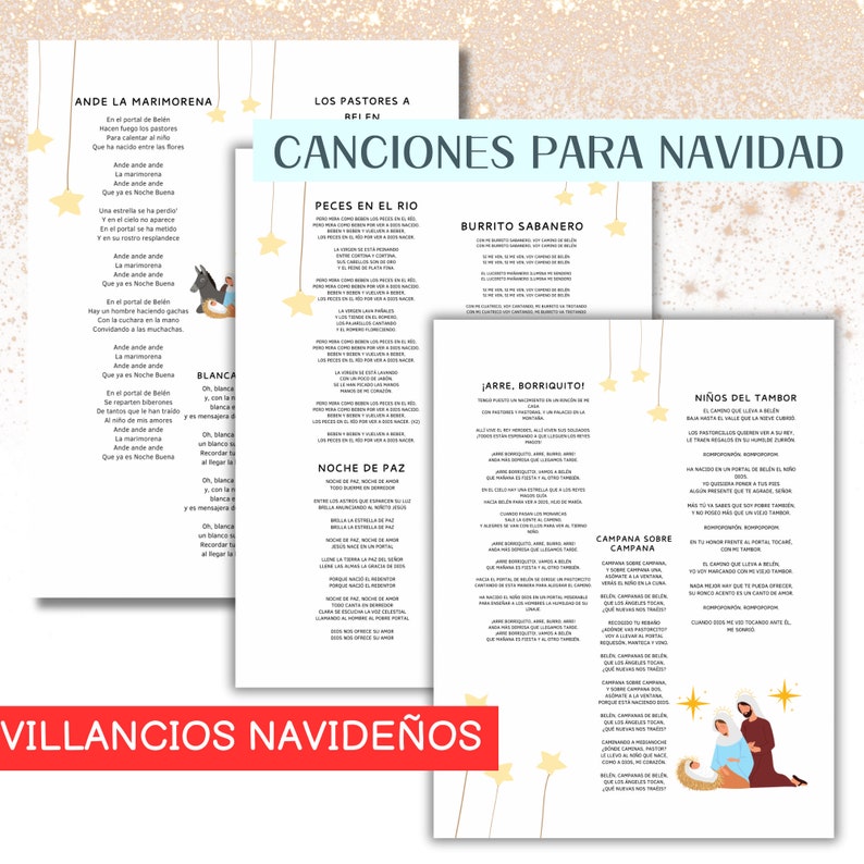 Villancicos Para Noche Buena, Canciones De Navidad, Letras Navideñas ...