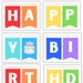 Mini Happy Birthday Banner | Office Birthday Banner | Easy Printable ...