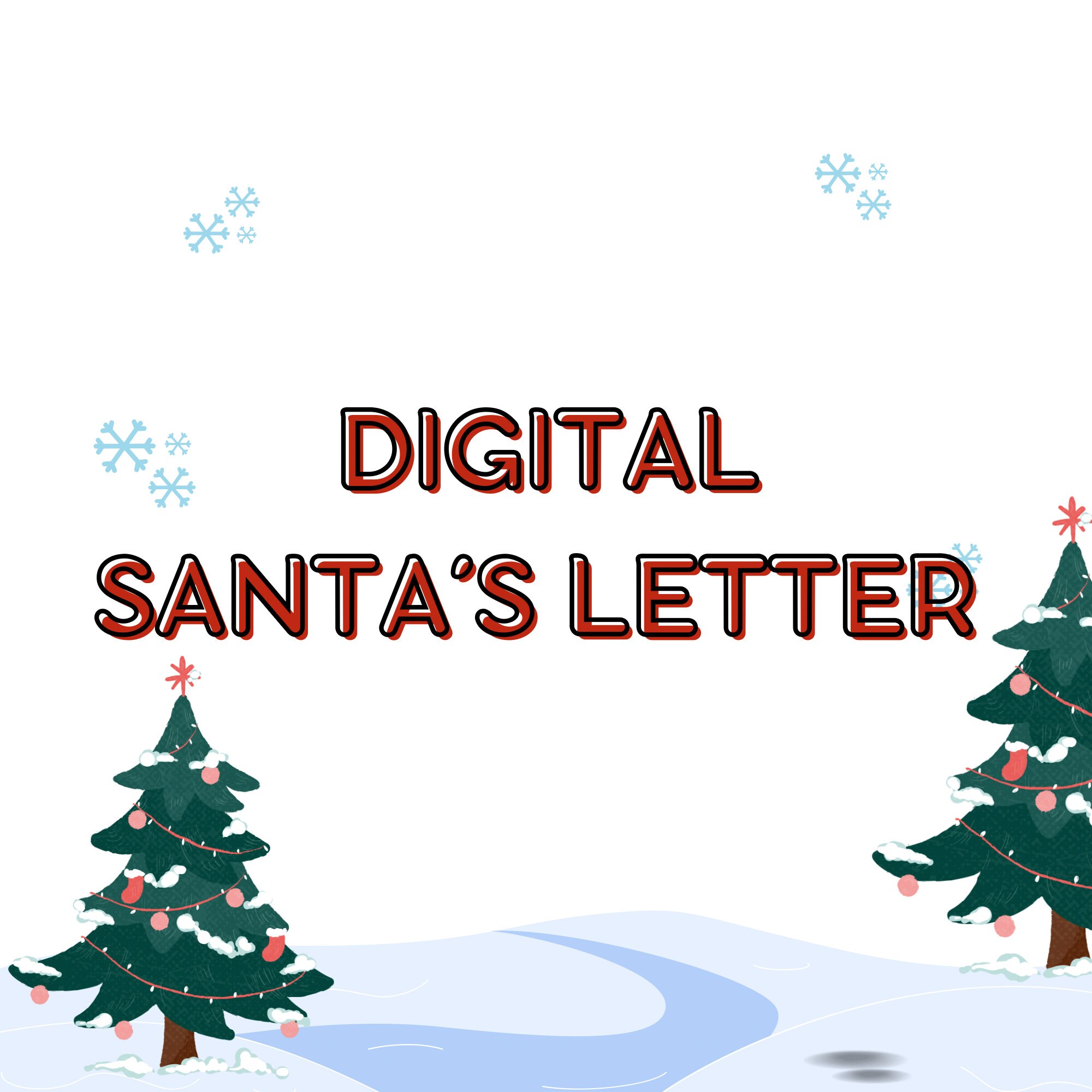Letter to Santa Printable Easy to Print Letter to Santa Letter Instant ...