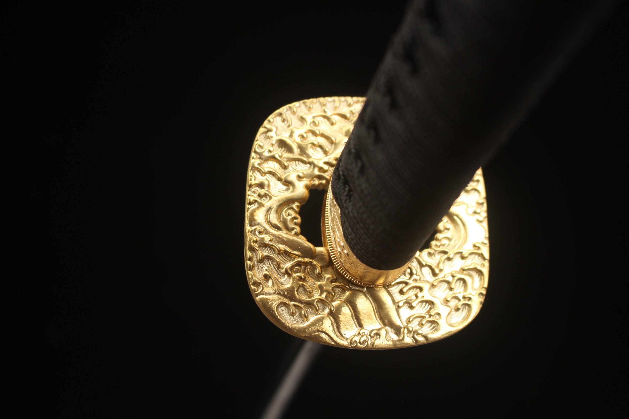 T10 Steel Cladding and Burning Edge Copper Accessories Handmade Samurai ...