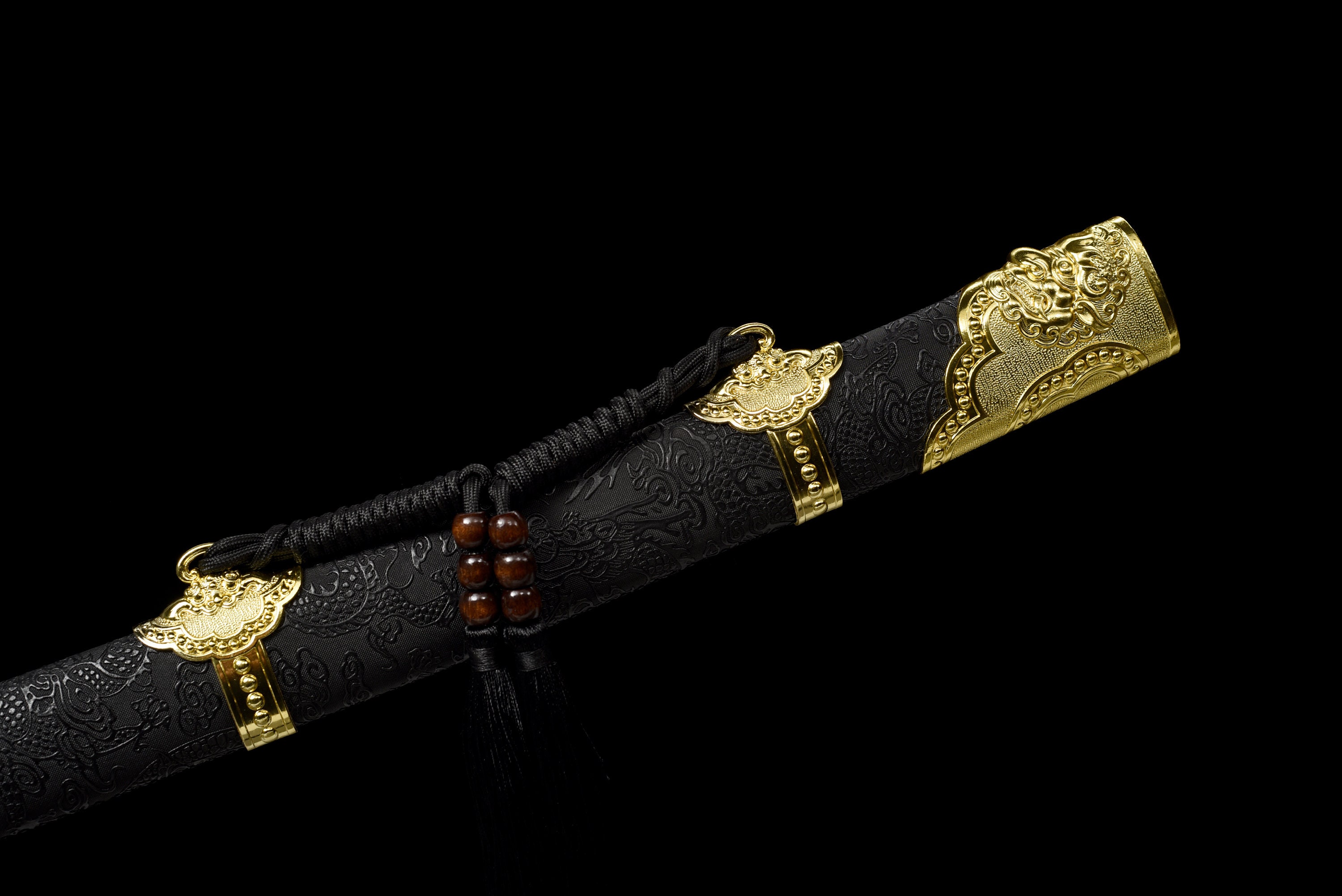 Embroidered Spring Sword Full Tang Katana Made of Handmade - Etsy