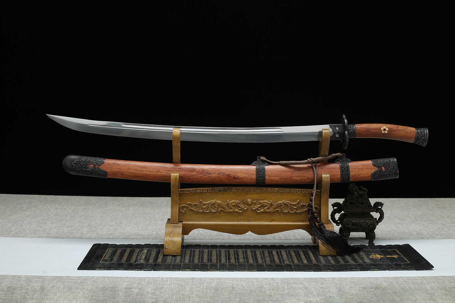 Handmade Embroidered Spring Sword Film and Television Swords - Etsy