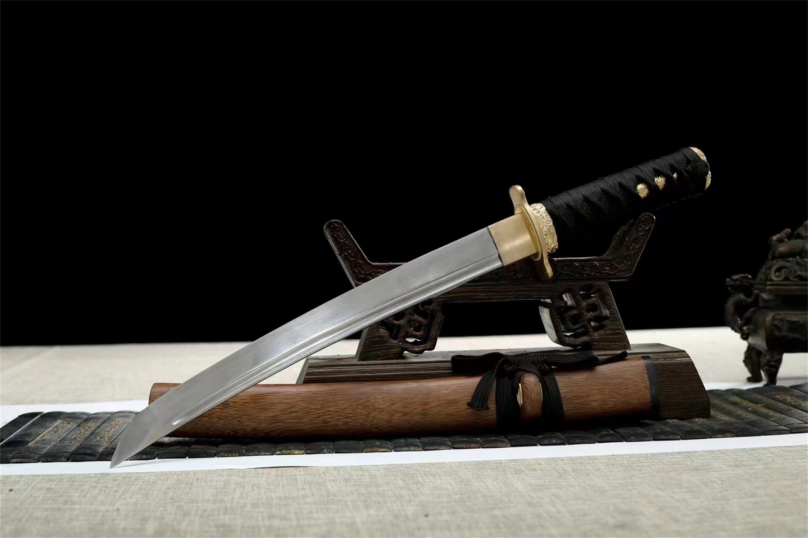 Rib Difference Touzai Tanto Japanese Short Sword Samurai Sword Katana ...