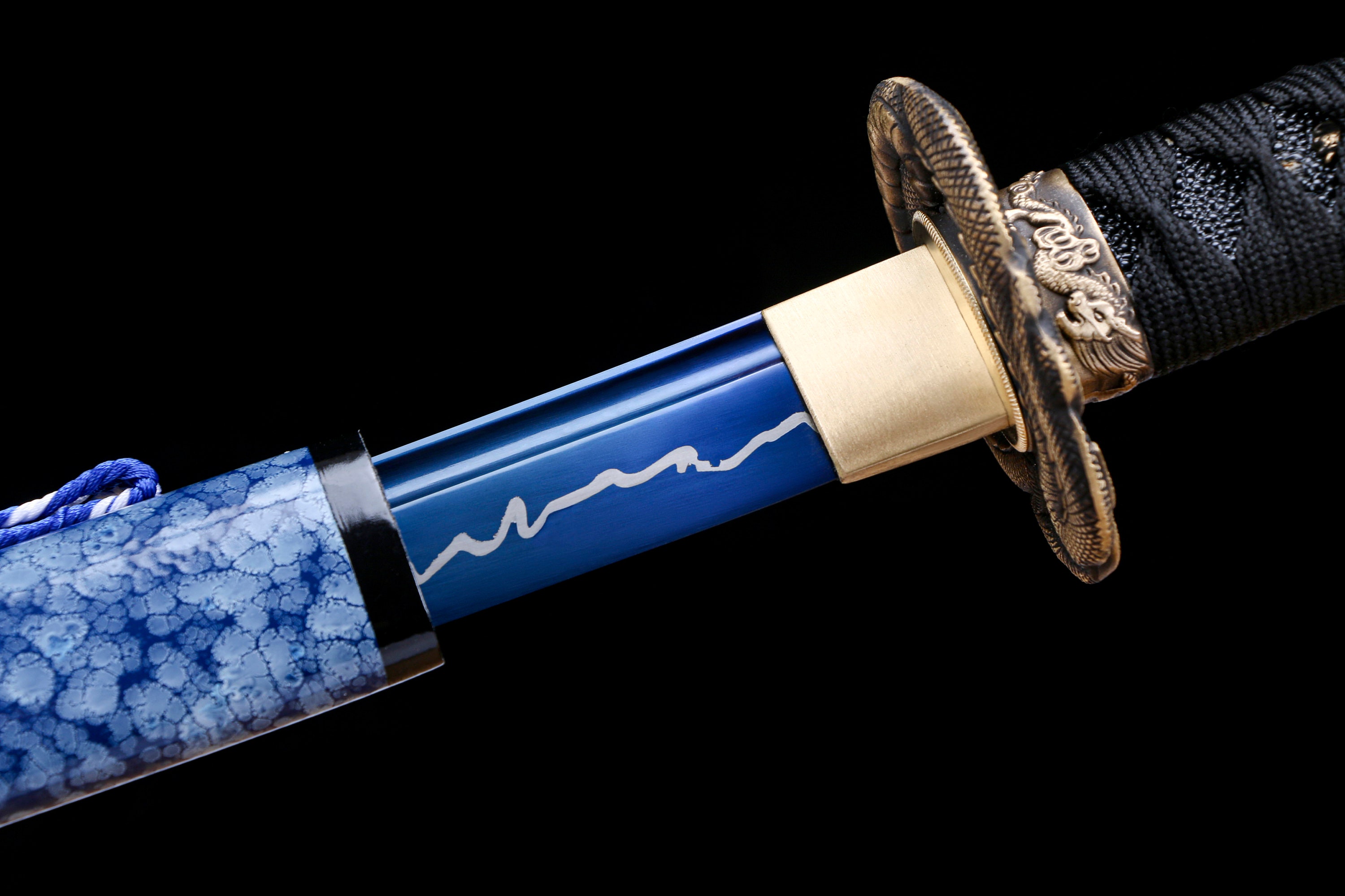 Handmade Katana, Japanese Katana, Samurai Sword,pure Copper Fittings ...