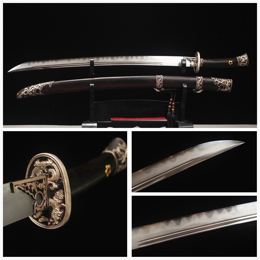 Handmade Qing Dynasty Swords Military Swords Jin Yiwei Sword Samurai ...