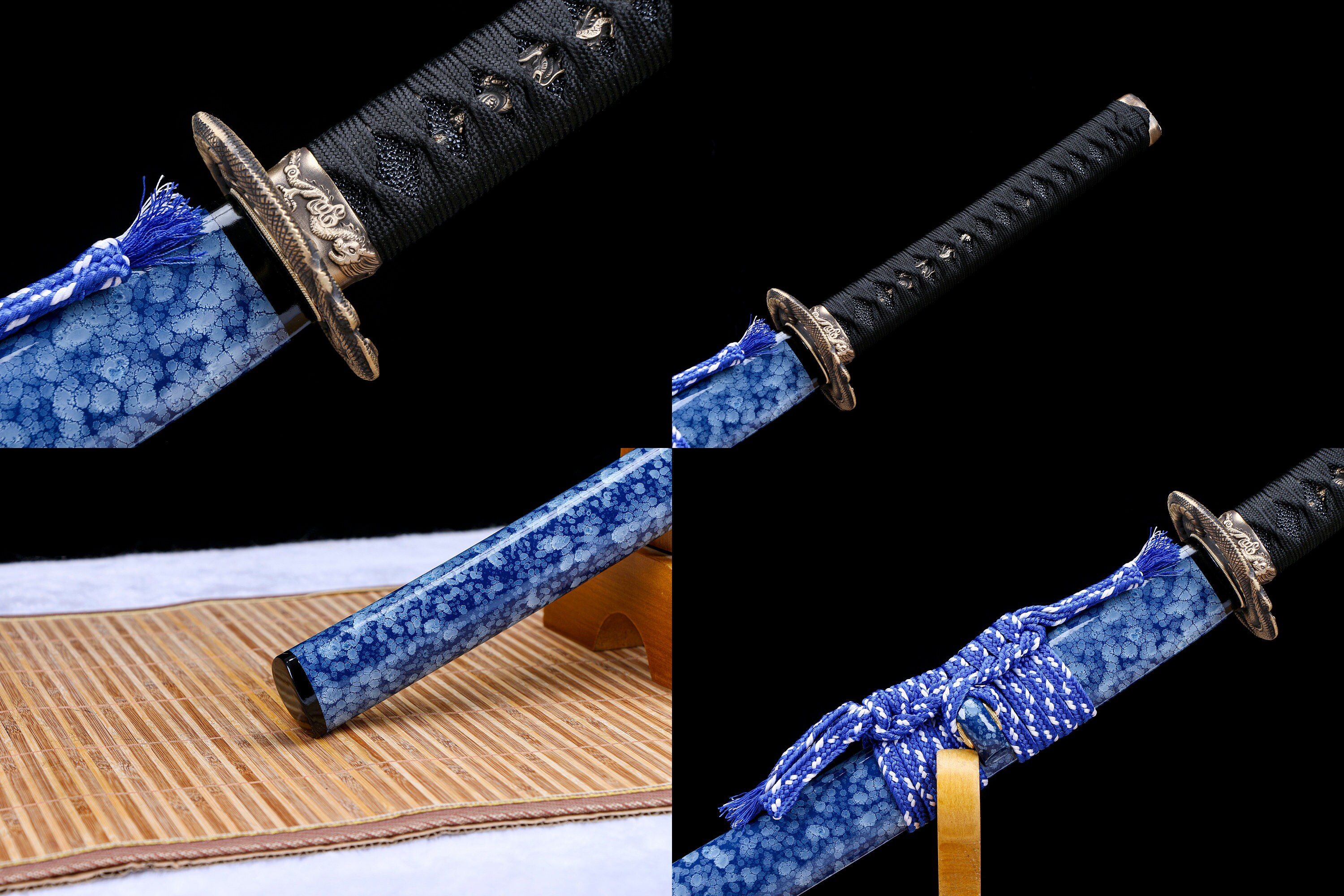 Handmade Katana, Japanese Katana, Samurai Sword,pure Copper Fittings ...
