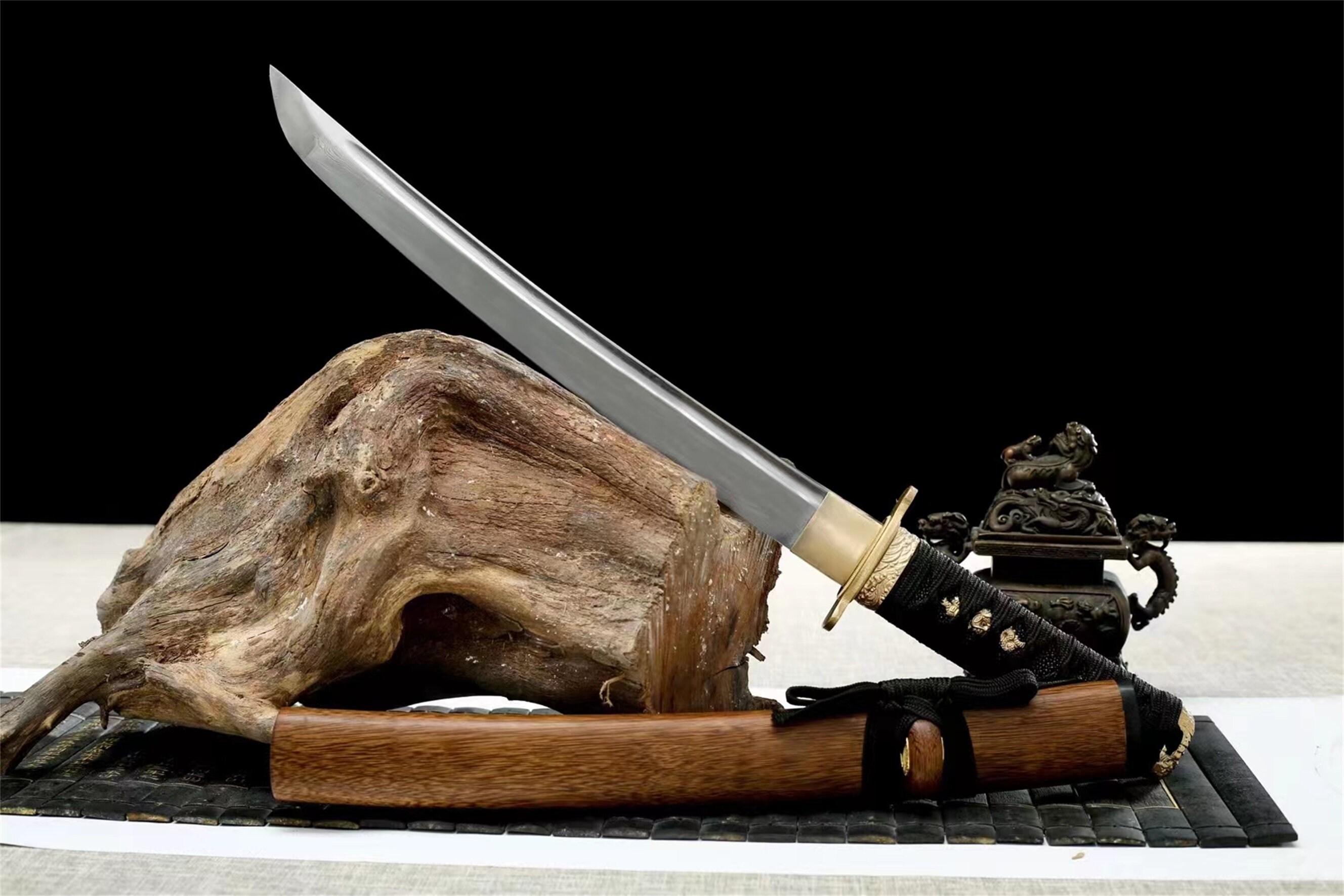 Rib Difference Touzai Tanto Japanese Short Sword Samurai Sword Katana ...