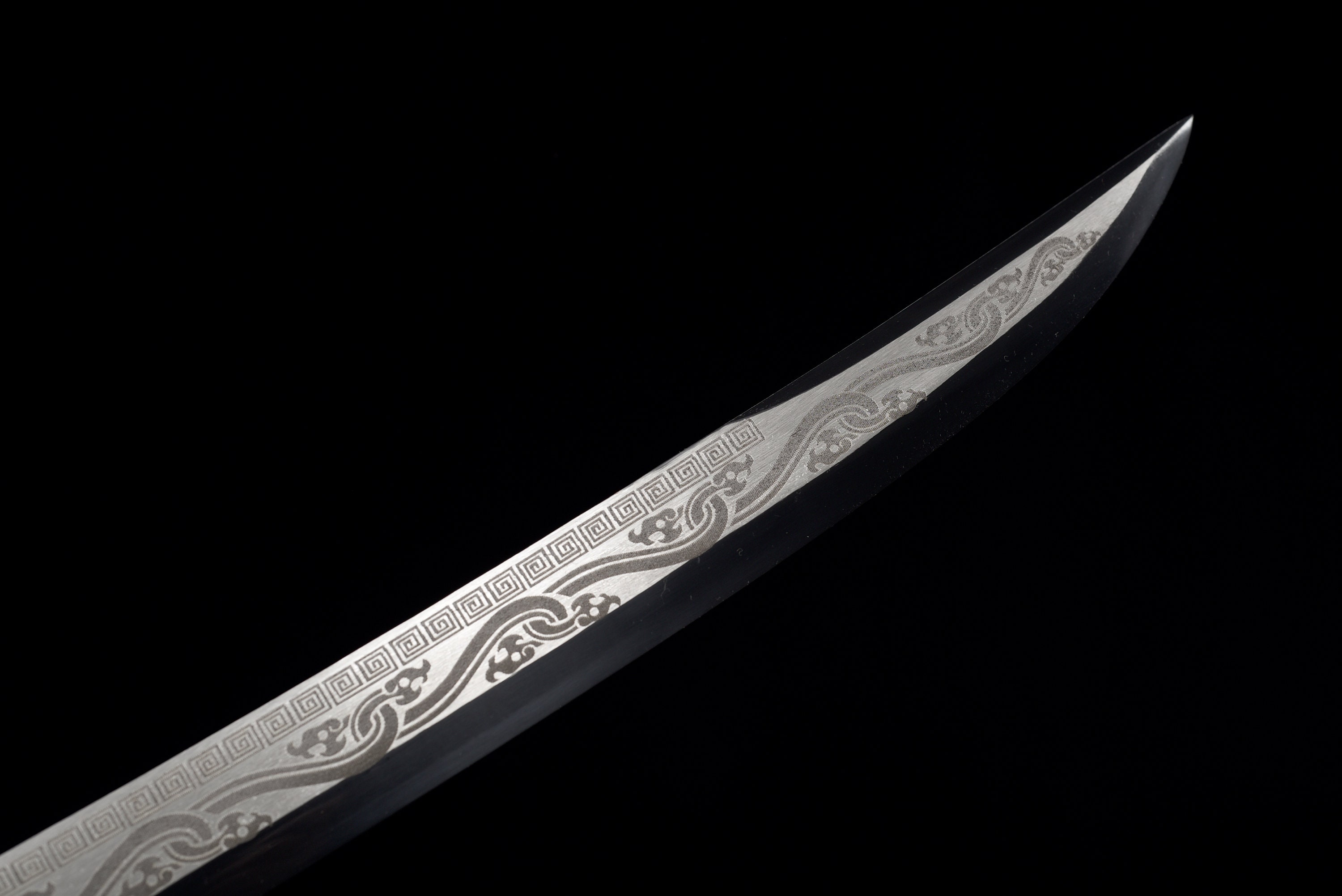 Embroidered Spring Sword Full Tang Katana Made of Handmade - Etsy