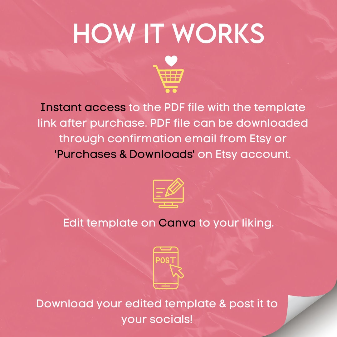 Editable MacBook Wallpaper Pink Y2K Theme Canva Template - Etsy