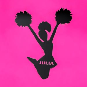 CHEERLEADER Made Out of Chalkboard Mdf Wood, With or Without Lights ...