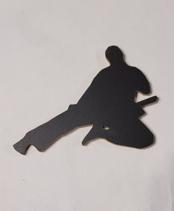 KARATE MALE Made Out of Chalkboard Mdf Wood With or Without - Etsy