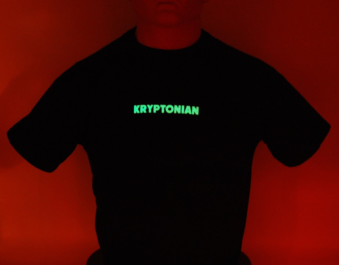 Kryptonian Shirt 2 Glow-in-the-dark Planet Krypton Superman - Etsy