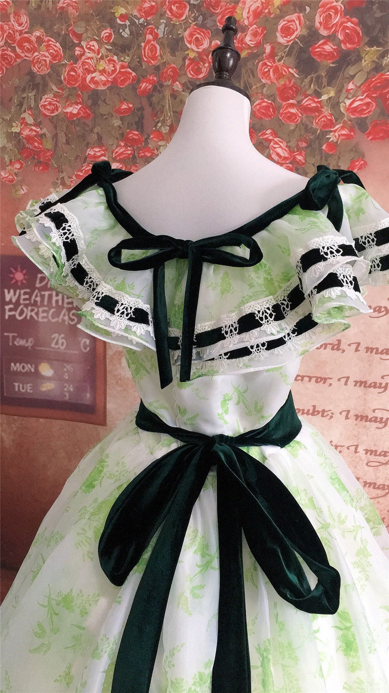 Scarlett O'hara Barbecue Party Dress BBQ Gone With the Wind - Etsy