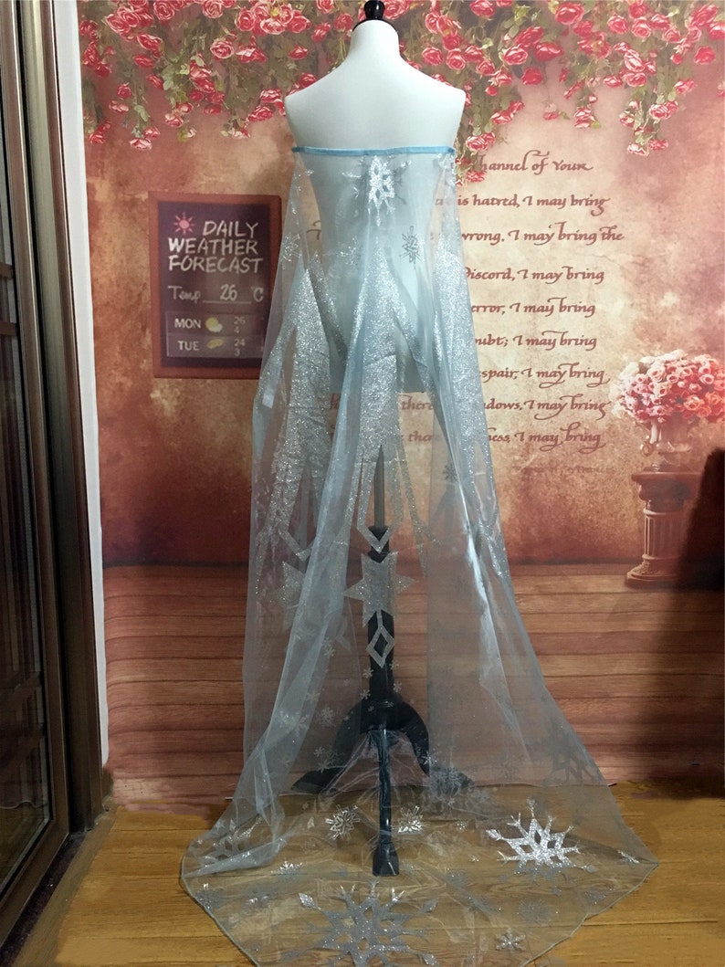 Elsa Cape Cosplay Costume - Etsy