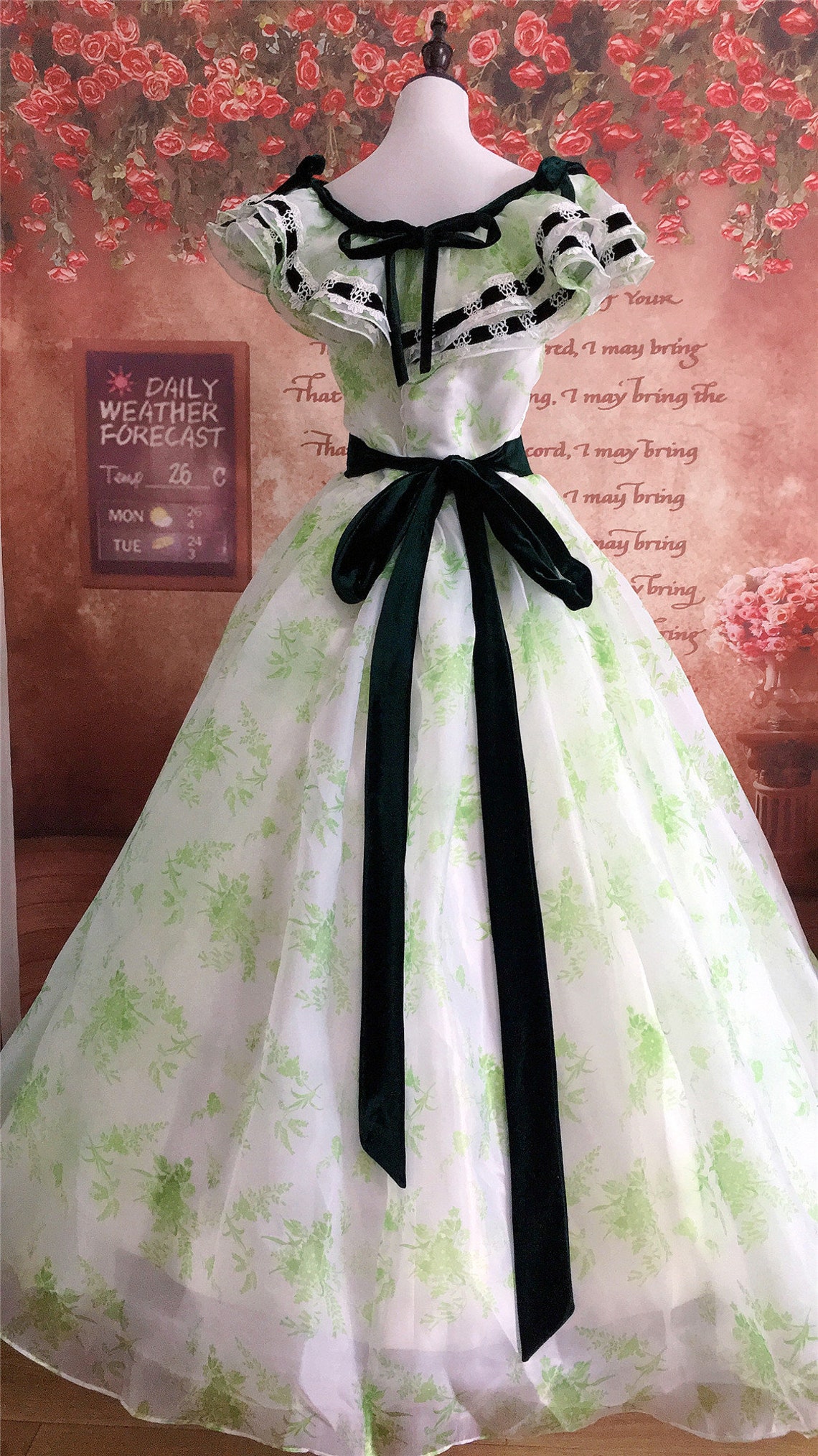 Scarlett O'hara Barbecue Party Dress BBQ Gone With the Wind - Etsy