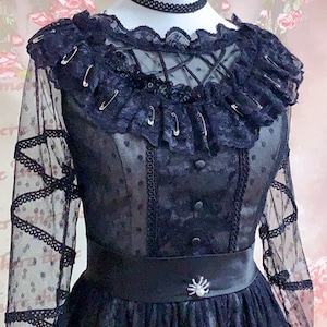 Lydia Deetz Black Dress Musical Cosplay Costume - Etsy