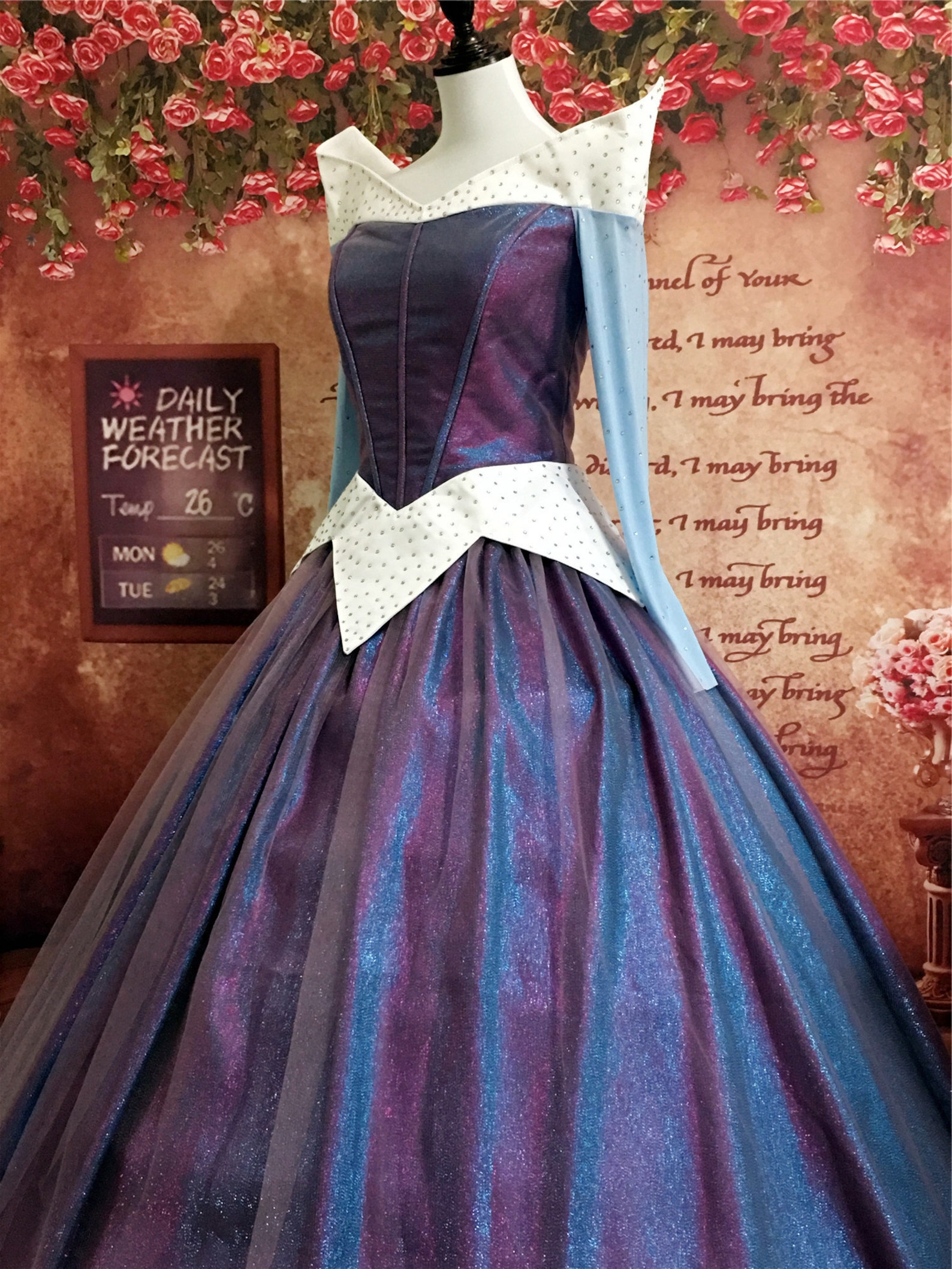 Aurora Dress Color Changing Adult Aurora Change Color Costume - Etsy