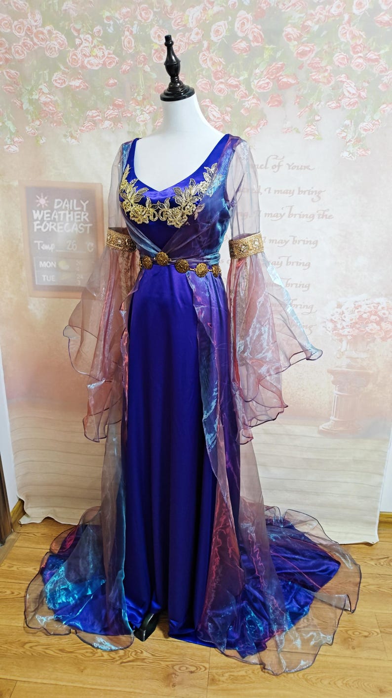 Katie Morgana Dress Morgana Pendragon Gown Cosplay Costume - Etsy Canada