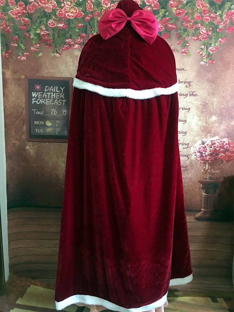 Red Belle Cosplay Costume With Cape Adult Red Belle Dress - Etsy