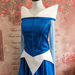 Blue Princess Aurora Dress Cosplay Costume Sleeping Beauty - Etsy