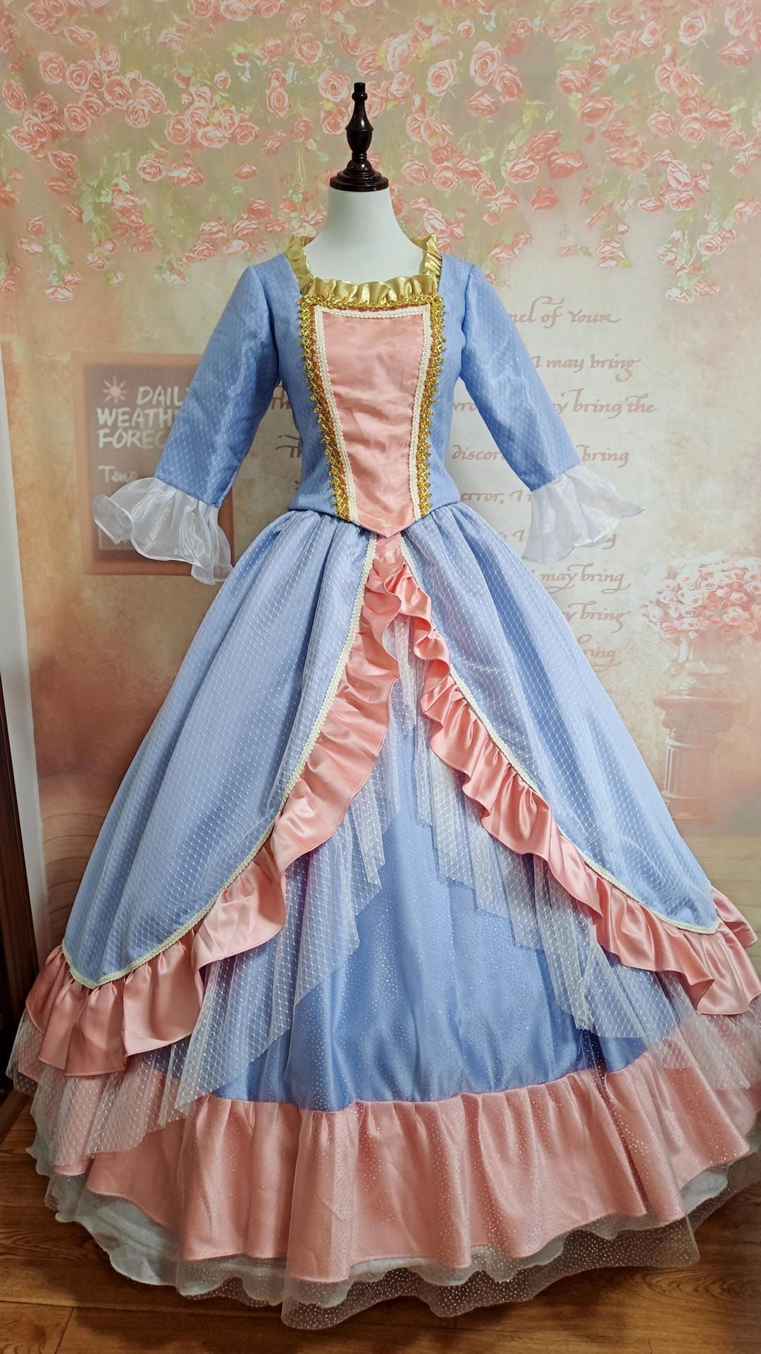Blue Erika Dress Princess Cosplay Costume - Etsy