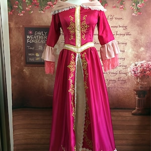 Belle Red Dress Adult Red Belle Costume - Etsy