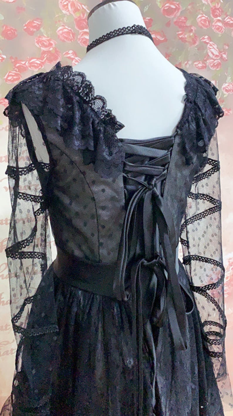 Lydia Deetz Black Dress Musical Cosplay Costume - Etsy