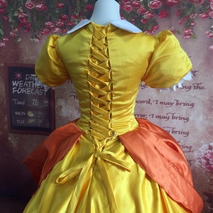 Yellow Peach Cosplay Costume Peach Dress - Etsy