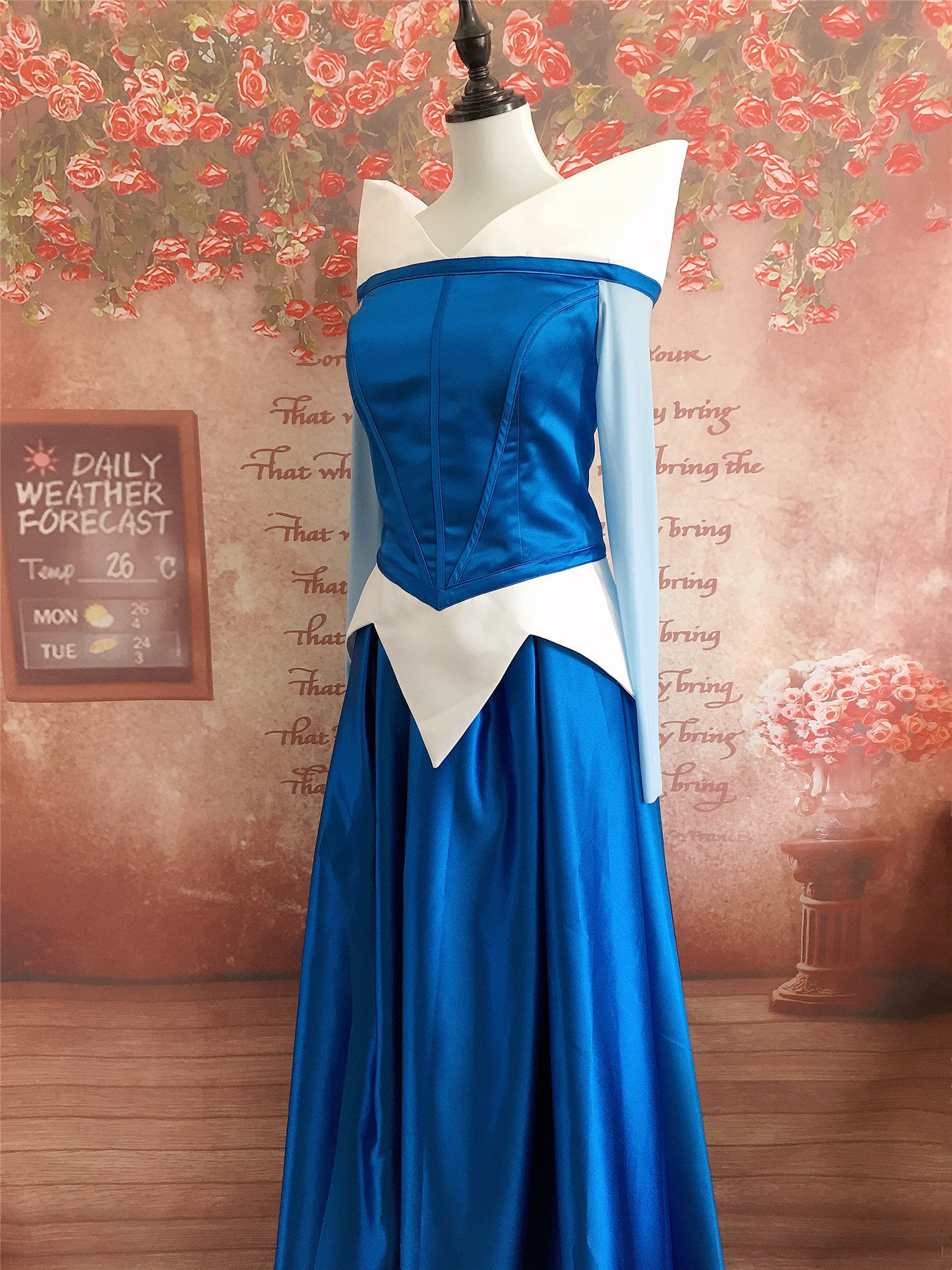 Blue Princess Aurora Dress Cosplay Costume Sleeping Beauty - Etsy
