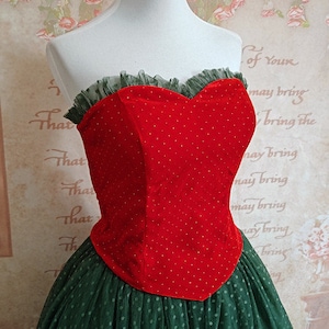 Red Green Martha May Whovier Cosplay Costume Christmas Dress - Etsy