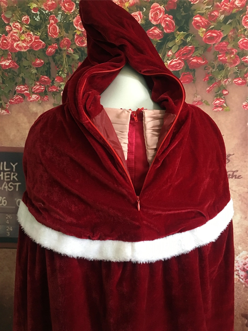 Red Belle Cosplay Costume With Cape Adult Red Belle Dress - Etsy