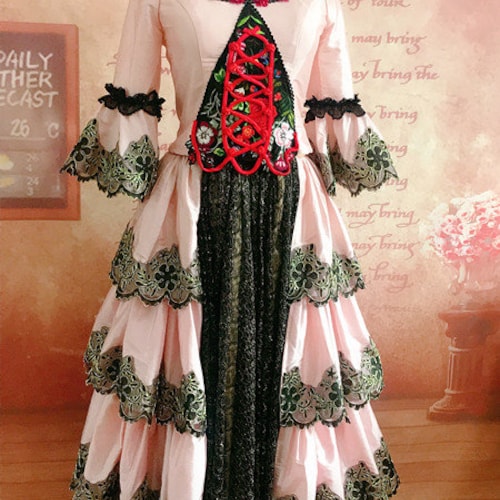 Pink Christine Daae Costume Masquerade Dress Cosplay Costume - Etsy