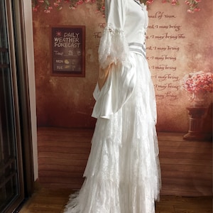 Christine Daae Cosplay Costume Wedding White Dress Phantom of the Opera ...