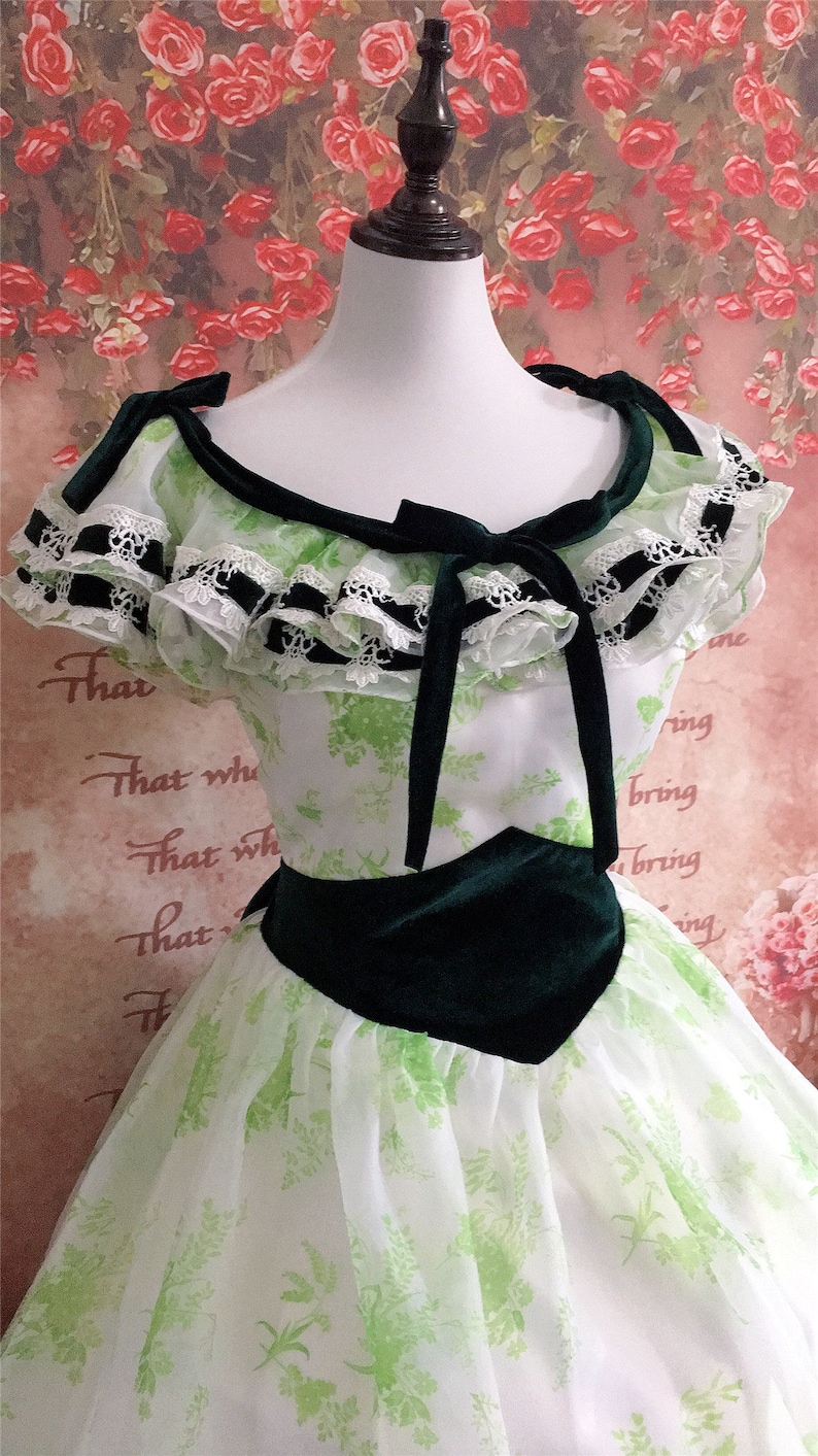Scarlett O'hara Barbecue Party Dress BBQ Gone With the Wind - Etsy
