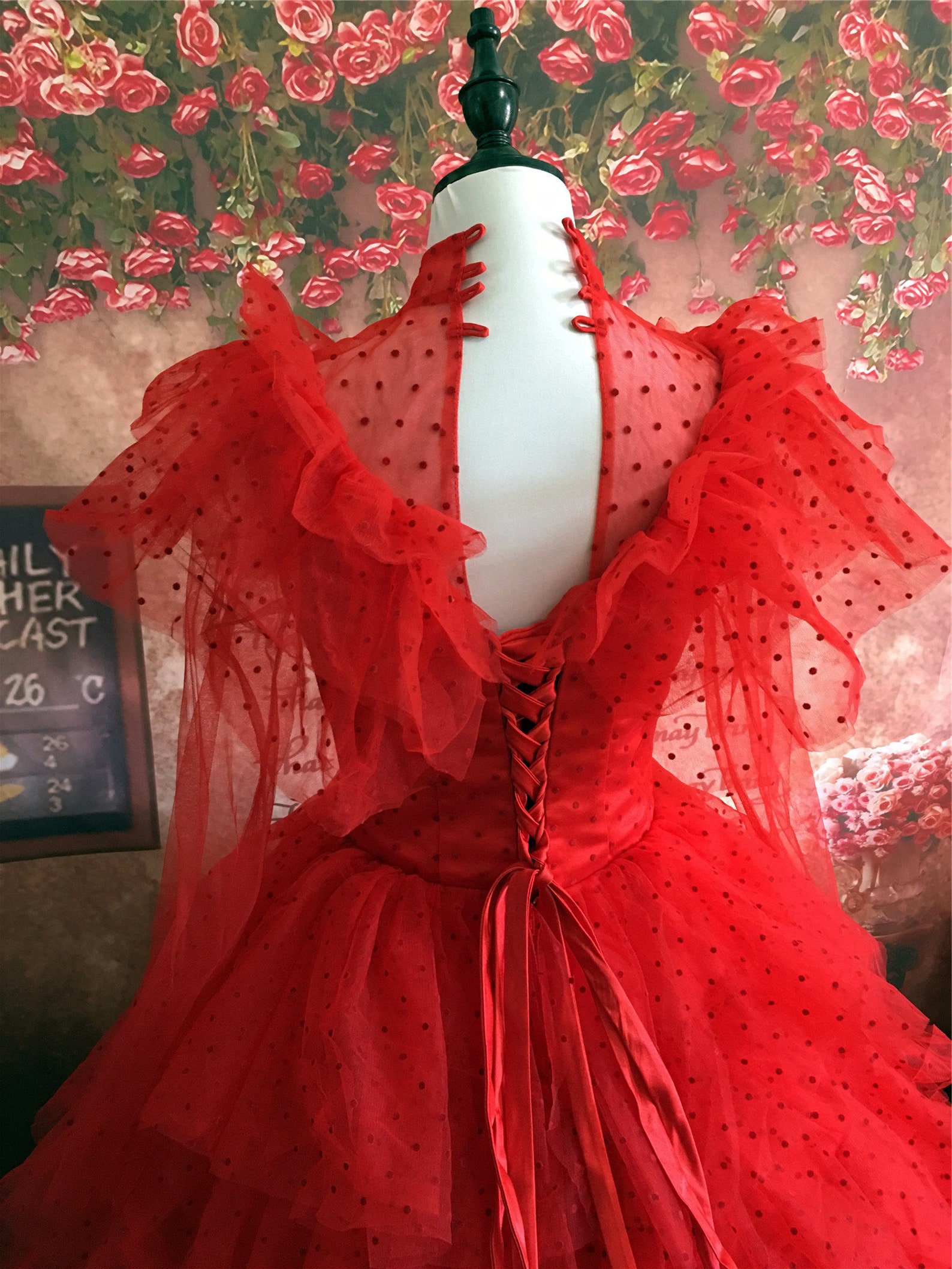 Beetlejuice Movie Lydia Cosplay Costume Lydia Red Dress - Etsy UK