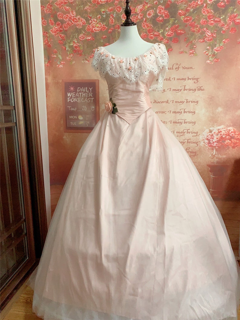 Pink Christine Daae Costume Masquerade Dress Cosplay Costume - Etsy