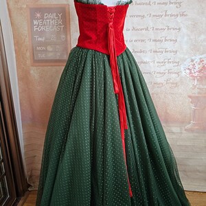 Red Green Martha May Whovier Cosplay Costume Christmas Dress - Etsy