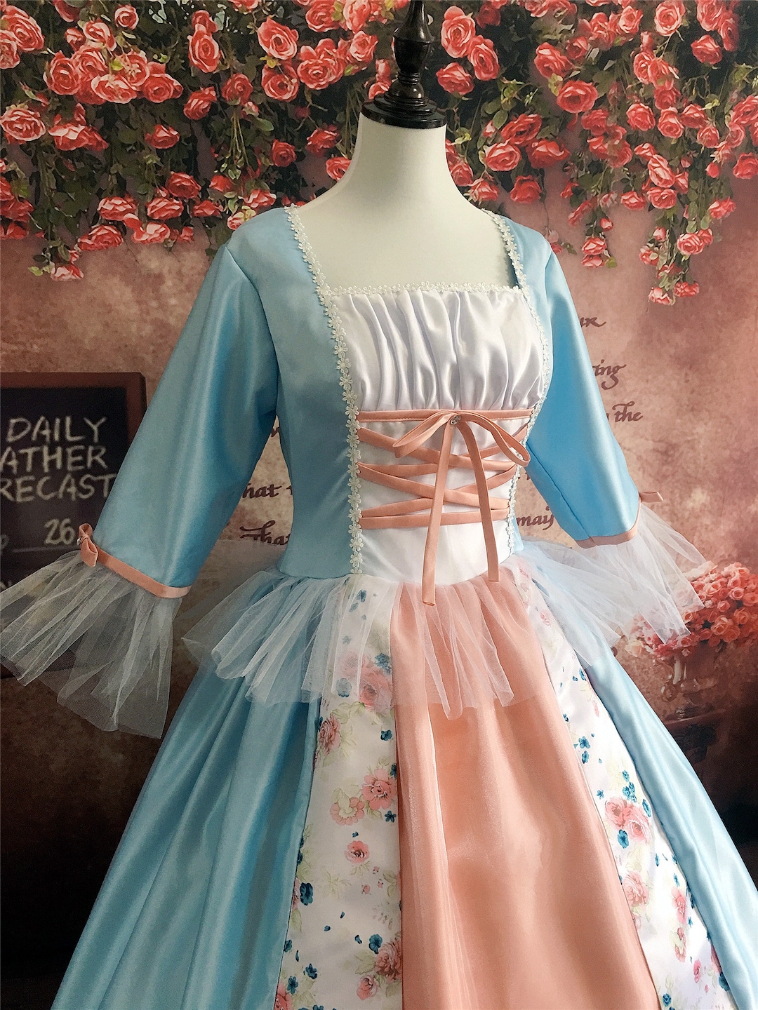 Erika Blue Dress Cosplay Costume - Etsy