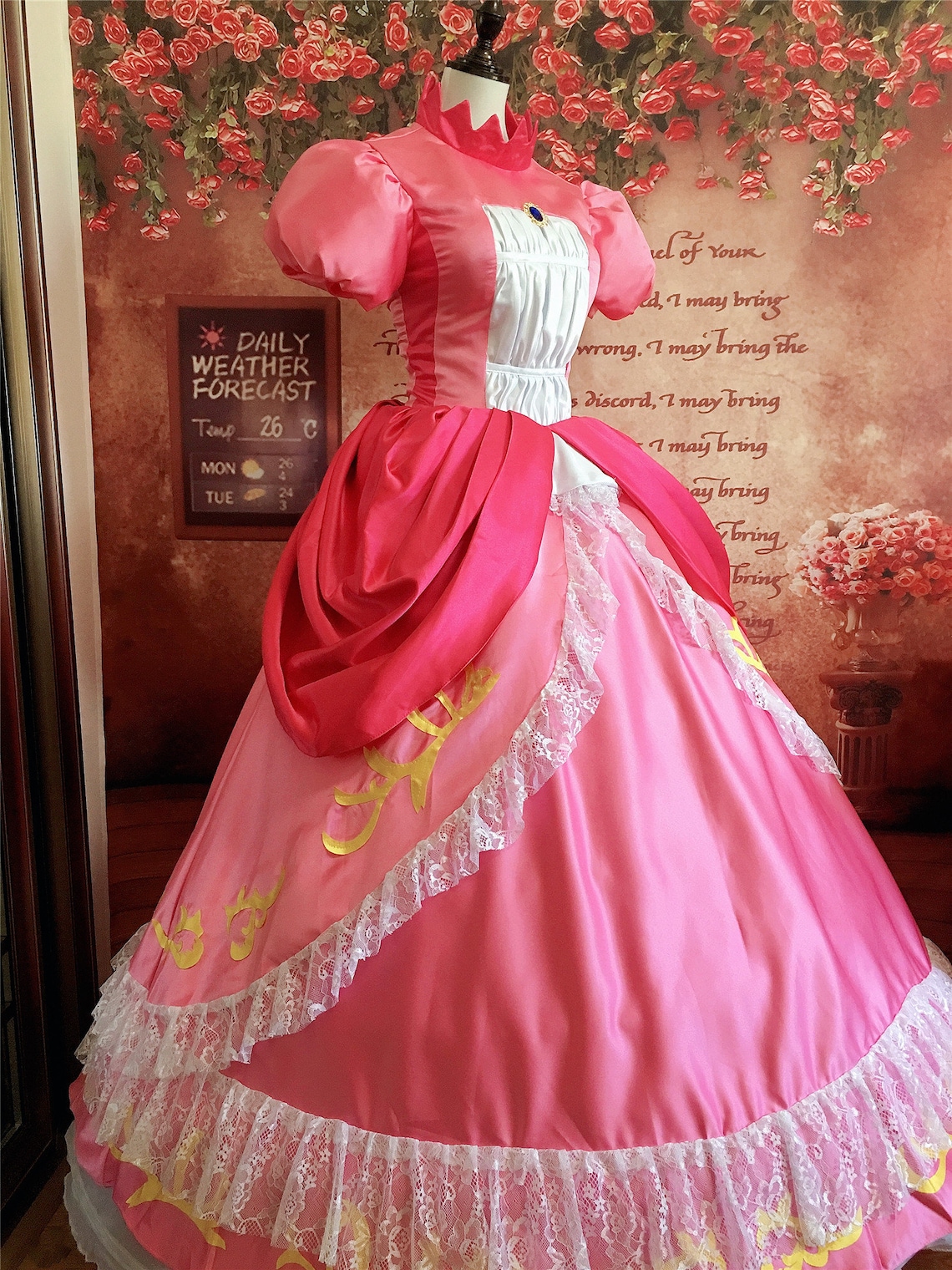 Peach Costume Adult Peach Dress - Etsy