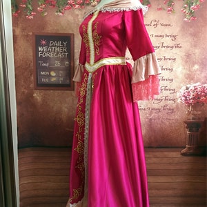 Belle Red Dress Adult Red Belle Costume - Etsy