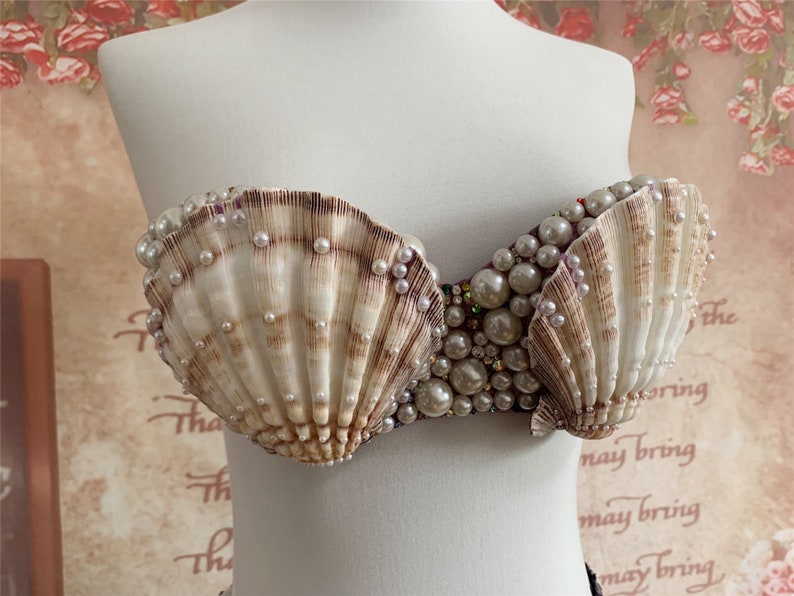 Mermaid Ariel Shell Bra Top Little Mermaid Seashell Bra - Etsy